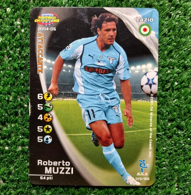 CARD WIZARDS FOOTBALL Champions 2004/05 Lazio N°72 Muzzi Calcio 2005 ...