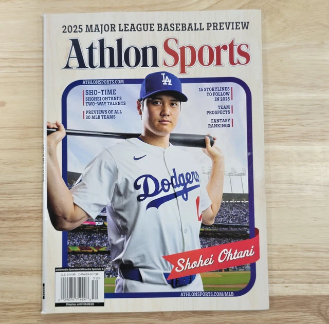 ATHLON SPORTS MAGAZINE 2025 Major League Baseball Preview • Shohei ...