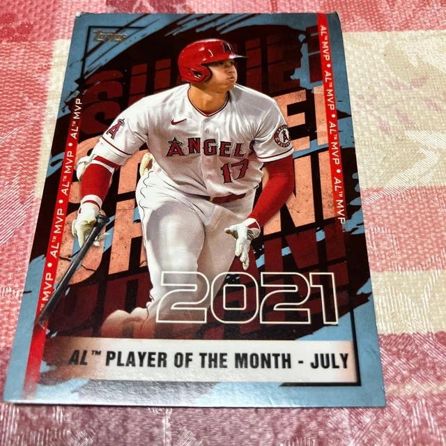 SHOHEI OHTANI 2021 AL Monthly MVP Card V4 $58.50 - PicClick AU