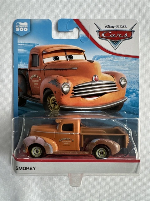 DISNEY PIXAR CARS SMOKEY Mattel Official Diecast 1:55 Rare EUR 18,18 ...