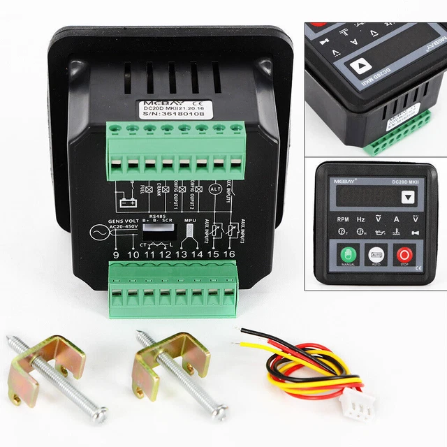 DC20D MKII GENSET Controller Module Control Panel for Engine ...