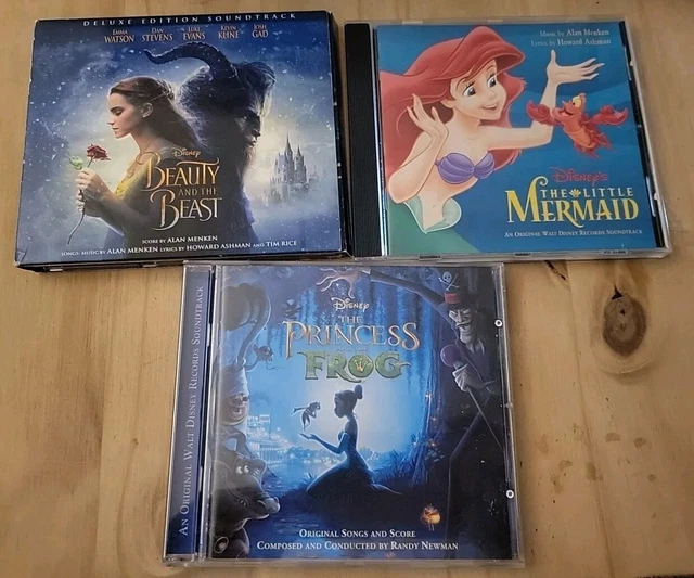 DISNEY CD BUNDLE Little Mermaid. Beauty And The Beast Princess & The ...