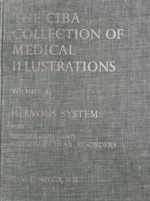 CIBA COLLECTION OF Medical Illustrations: Vol 1 NERVOUS SYSTEM by Frank ...