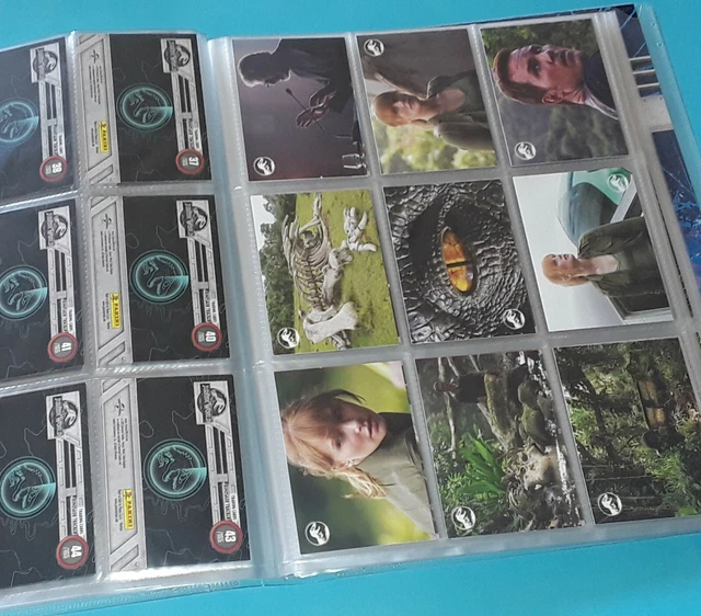 Jurassic World Panini 1 Classeur Complet 165 Cartes + 2 Cartes édition