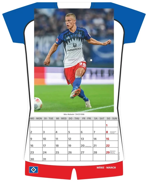 HAMBURGER SV 2026 - Trikotkalender - Fußball-Kalender - Fan-Kalender ...