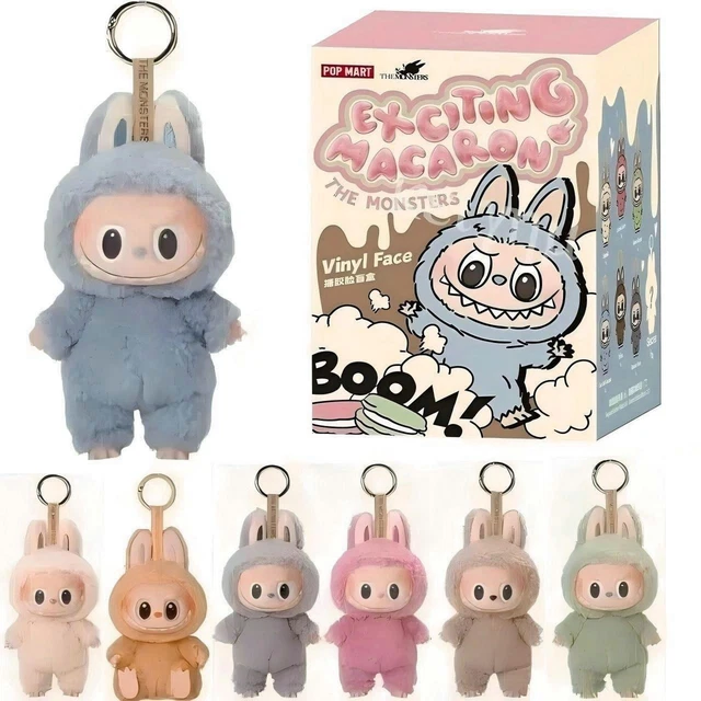 LABUBU THE MONSTERS Etciting Macaron Plush Series POP MART (1 Blind Box ...