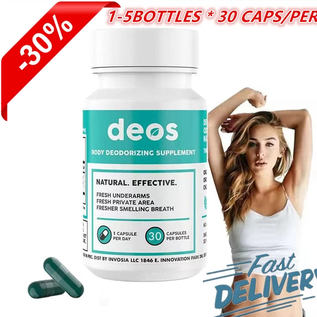 1-5PCS DEOS BODY Deodorizer Magic.Chlorophyll Capsule Body Odor Detox ...