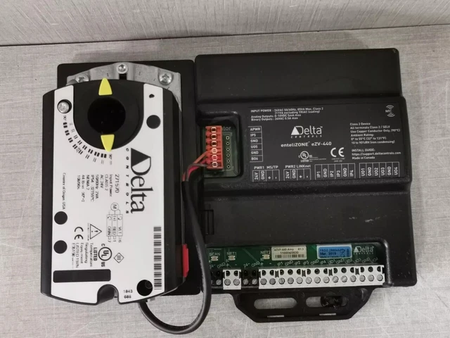 DELTA CONTROLS EZV-440-AMP Entelizone Programmable Vav Controller $303. ...