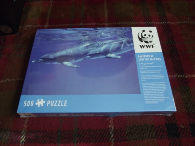 SUPERB PAUL LAMOND Wwf Pantropical Spotted Dolphins 500 Piece Puzzle ...