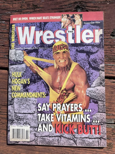 THE WRESTLER MAGAZINE November 1994 Hulk Hogan Bret Owen Hart Wrestling ...