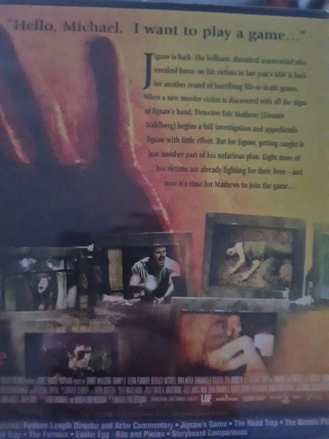SAW 2 (DVD, 2006) Cert 18 Gore Horror £2.99 - PicClick UK