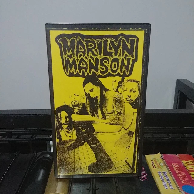 MARILYN MANSON VHS Live 1995 Austin TX Heavy Metal Rock Goth Concert £ ...