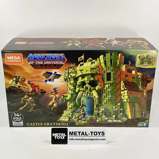 MEGA CONSTRUX MASTERS CASTELLO DI GRAYSKULL CASTLE SET No Lego NUOVO ...