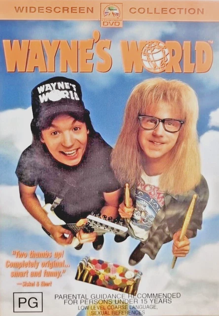 WAYNE'S WORLD (DVD, 1992) RARE, Mike Myers, Tia Carrere, Rob Lowe - VGC ...