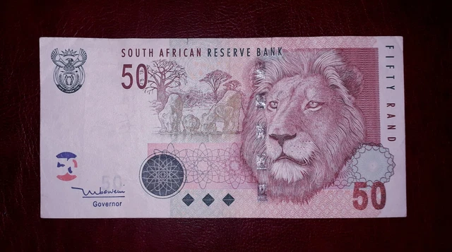 SOUTH AFRICA 50 rand banknote, 2005year(normal condition) £15.59 ...