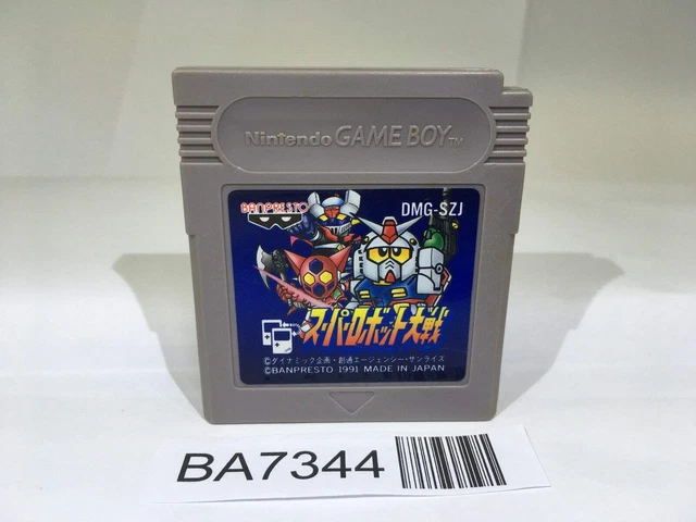 BA7344 SUPER ROBOT Wars GameBoy Game Boy Japan $13.79 - PicClick CA
