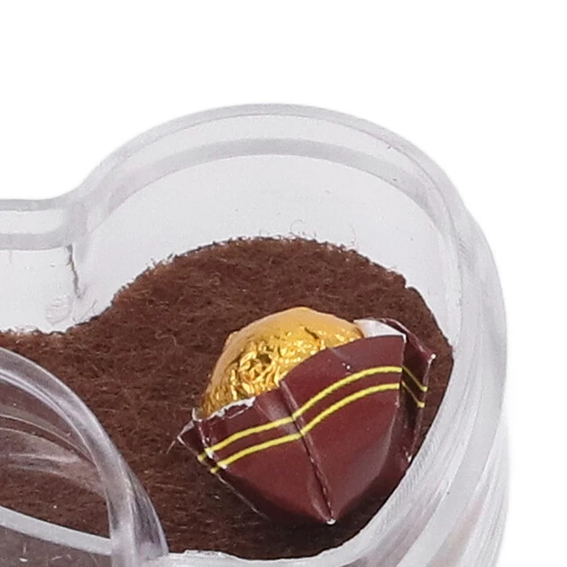 1:12 SCALE DOLLHOUSE Chocolate Heart Box Packaged High Simulation ...
