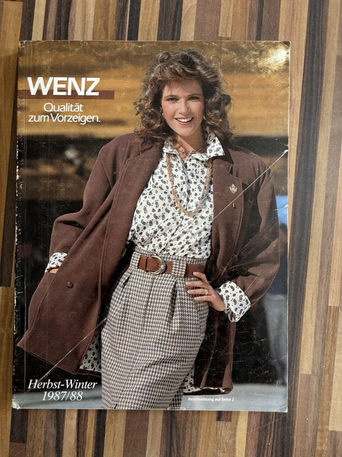 WENZ KATALOG HERBST/WINTER 1987/88 EUR 17,00 - PicClick DE