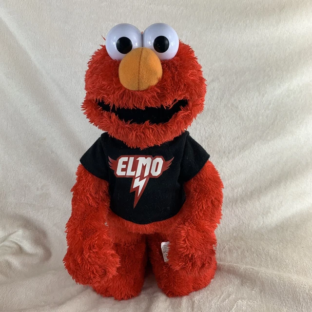 HASBRO ELMO 2010 Sesame Street Let's Rock Dancing Singing Elmo 15 ...