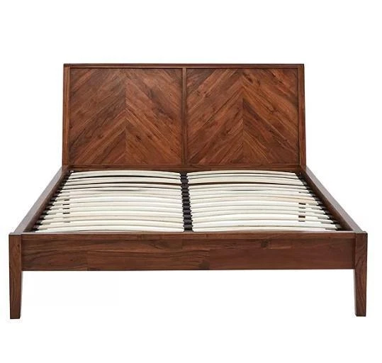 JOHN LEWIS PADMA Parquet Bed Frame, Brown, King Size RRP£849 (4395) £ ...