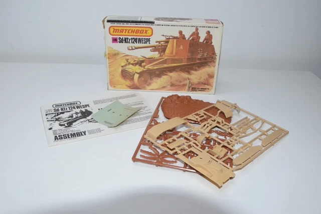 B28 1:76 MATCHBOX Kit Pk-77 Sd-Kfz124 Sd-Kfz 124 Wespe Tank Mib EUR 24 ...