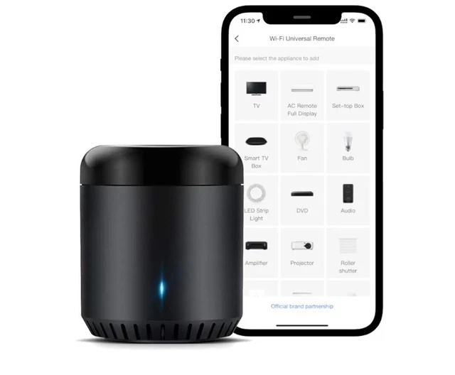BROADLINK SMART HOME Hub, RM Mini3 Smart Wi-Fi IR Universal Remote ...