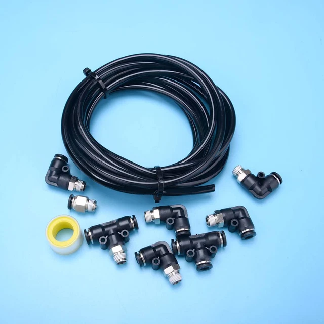 PUSH LOCK VACUUM Line Fittings Tubing Kit For Turbo Wastegate ...