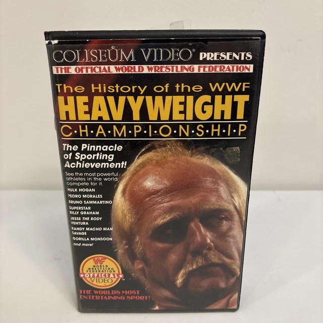 WWF COLISEUM VIDEO History Of The Heavyweight Championship VHS ...