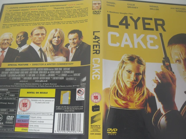 LAYER CAKE (DVD, 2007) Daniel Craig, Sienna Miller, crime/gangster ...