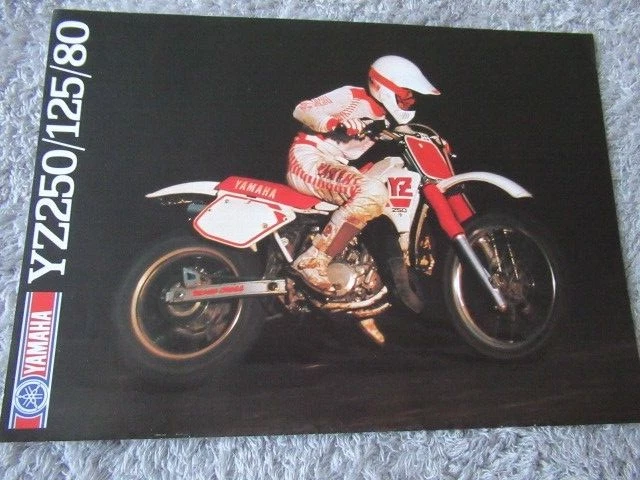 YAMAHA YZ80/125/250 MOTORCYCLE sales brochures £19.99 - PicClick UK