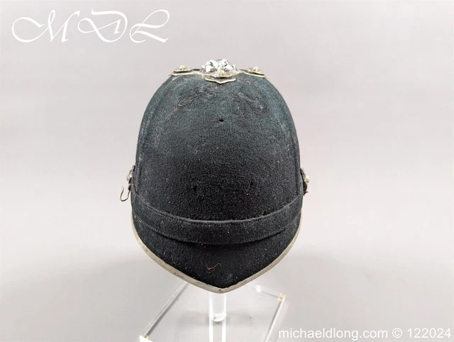BRITISH MILITARY BLUE Cloth Helmet by Phillips of Dublin £45.00 ...