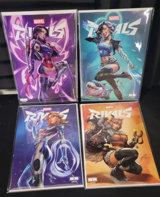MARVEL RIVALS #1 JSC J Scott Campbell Exclusive Variant 4 Covers ABCD ...