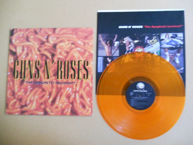 GUN N' ROSES - The Spaghetti Incident? Lp Orange Colored Usa Geffen Gef ...