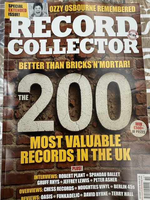 RECORD COLLECTOR MAGAZINE Oct 2025. 200 most valuable records in the UK ...