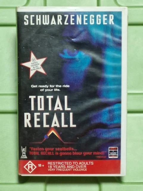 TOTAL RECALL SCHWARZENEGGER - 1990 RARE UnCut RCA Issue - Action Sci-Fi ...