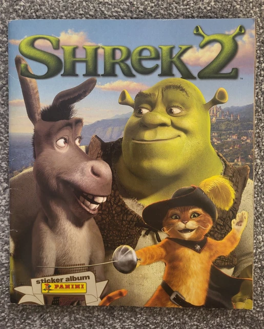 PANINI SHREK 2 Sticker Album 2004 100% Complete and comes with Its ...