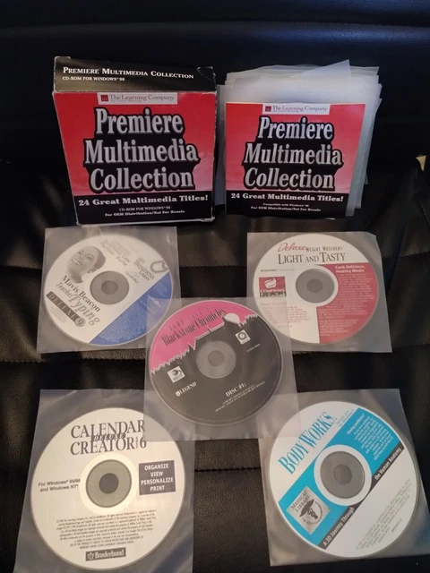 RARE VINTAGE PREMIERE Multimedia Collection 98 Windows The Learning ...