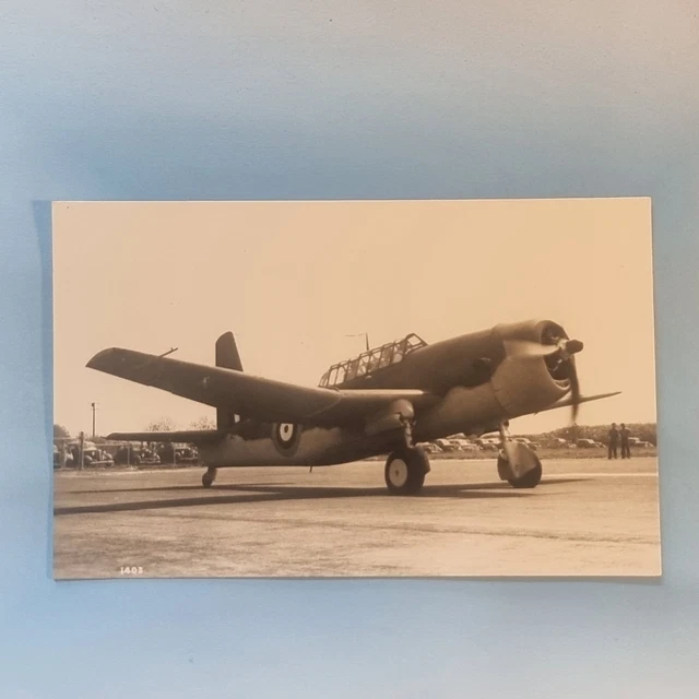WW2 AIRCRAFT POSTCARD Real Photo C1940 RAF Vultee Vengence Prototype ...