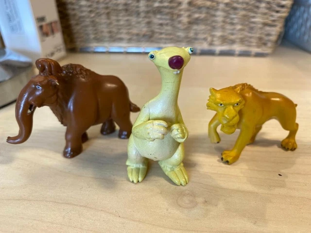 DISNEY ICE AGE Mini Figures VTG Vintage Retro Cake Toppers See ...