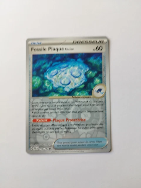 CARTE POKÉMON - Fossile Plaque Reverse - 129/142 - EV07 - Courrone ...