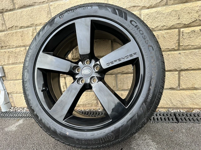 GENUINE LAND ROVER Defender 22" Alloy Wheels Style 5098 Gloss Black ...