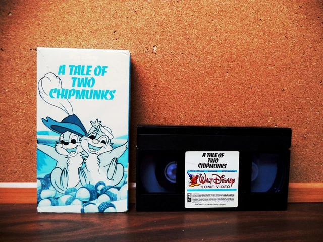 DISNEY'S A TALE of Two Chipmunks - (TAPE VHS, 1986) Rare CLASSIQUE ...