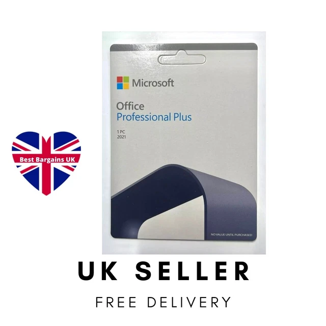 MICROSOFT OFFICE 2021 professional plus For Windows 10-11 (Not for Mac ...
