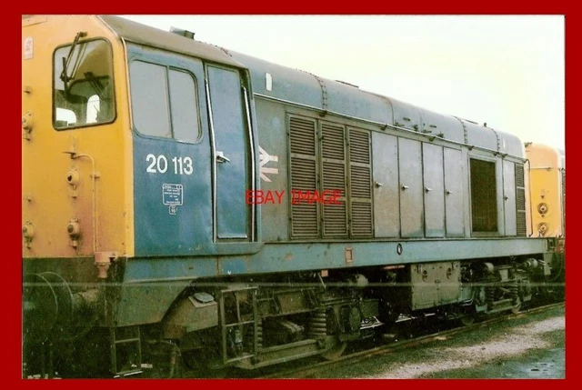 PHOTO BR Class 20 Loco No 20113 £1.45 - PicClick UK