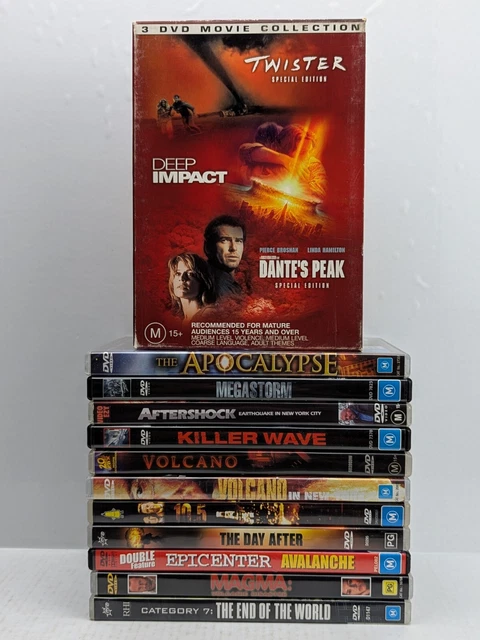 15 X DISASTER Movies DVD Region 4 PAL Twister Deep Impact Killer Wave Volcano $29.99 - PicClick AU