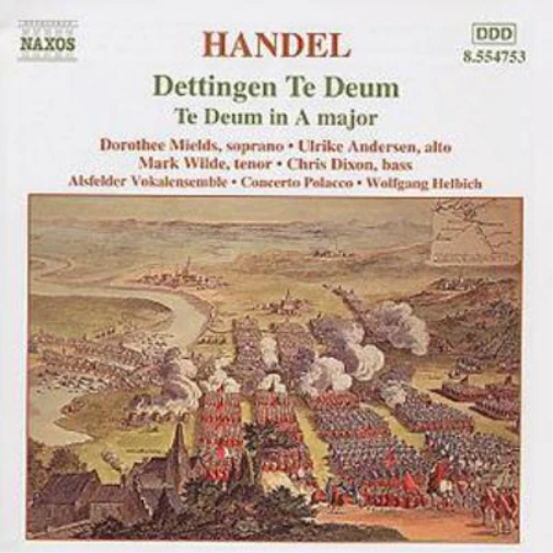 GEORGE FRIDERIC HANDEL Dettingen Te Deum (CD) Album EUR 18,65 - PicClick FR