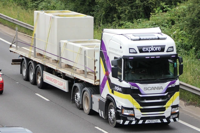 EXPLORE TRANSPORT SCANIA ET430 PK23LVT 6x4 TRUCK/LORRY PHOTO £0.99 ...