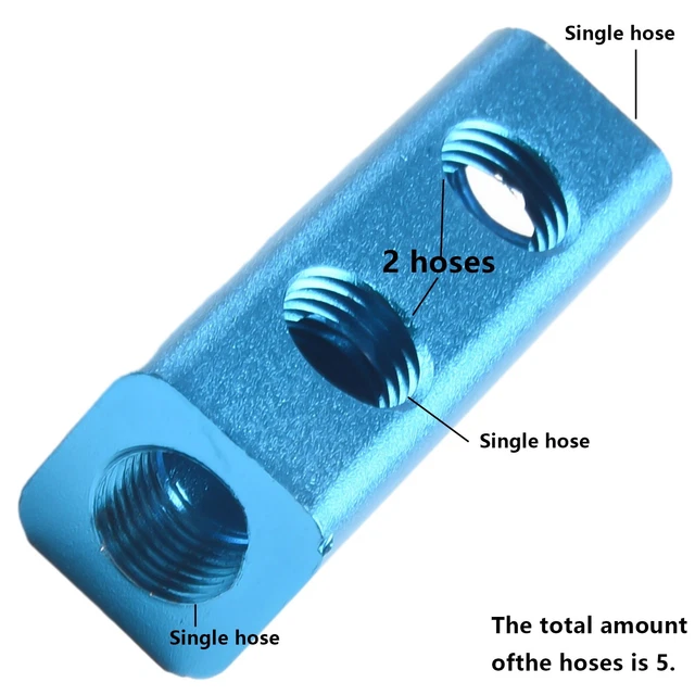 CORROSION RESISTANCE 14 Manifold Block Splitter Hose Air Compressor 1pc ...