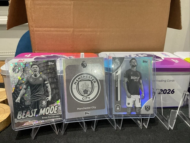 TOPPS 2026 PREMIER League Football Trading Cards Numbered Parallel ...