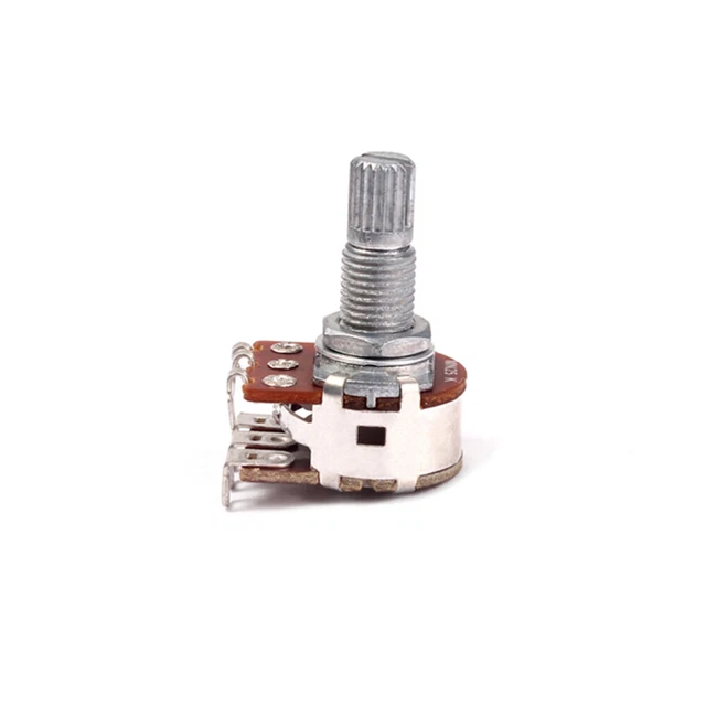 TONE SHAFT LINEAR Audio Taper Potentiometers Guitar Volume Conical ...